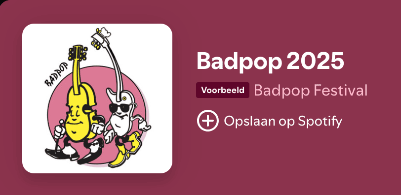 Badpop 2025 Spotify Playlist - Badpop Waarland